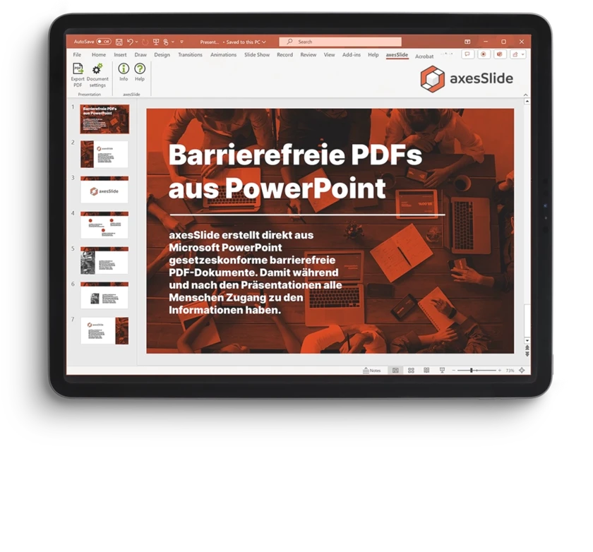 Barrierefreie Dokumente erstellen - axes4